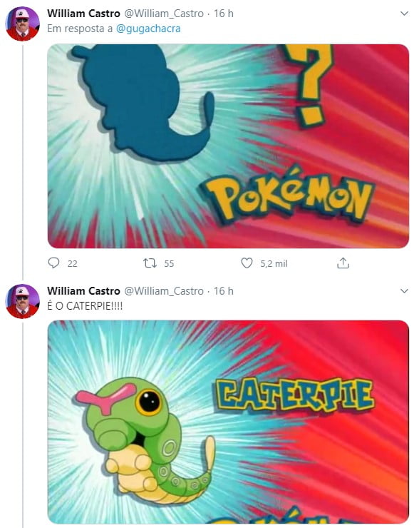 Guga Chacra se assusta com “bicho esquisito” e memes tomam conta do ...