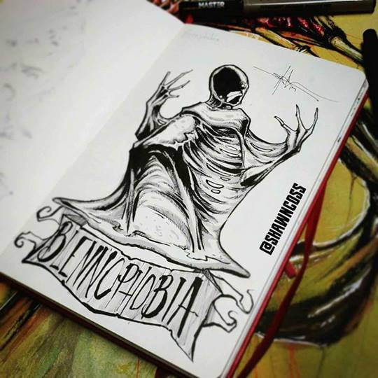 Artista cria desenhos de fobias para alertar sobre doenças mentais ...