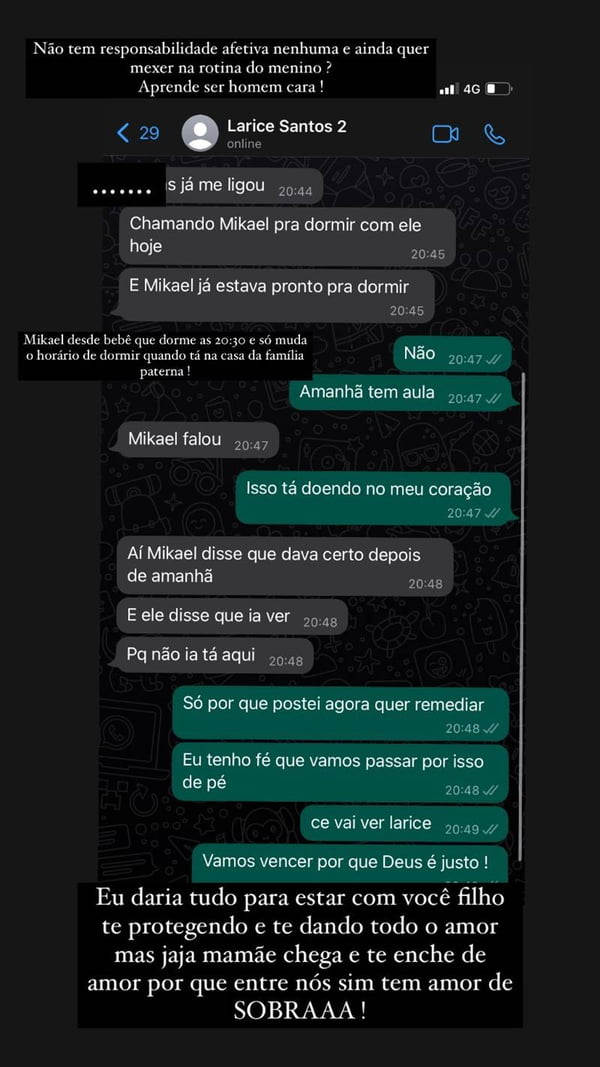 Ex de Jonas Esticado acusa o cantor de ser pai ausente | Metrópoles